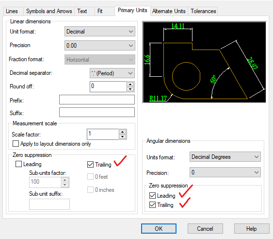 Xin hỏi về vấn đề làm tròn số trong DIM CAD - Sử dụng AutoCAD - Diễn ...